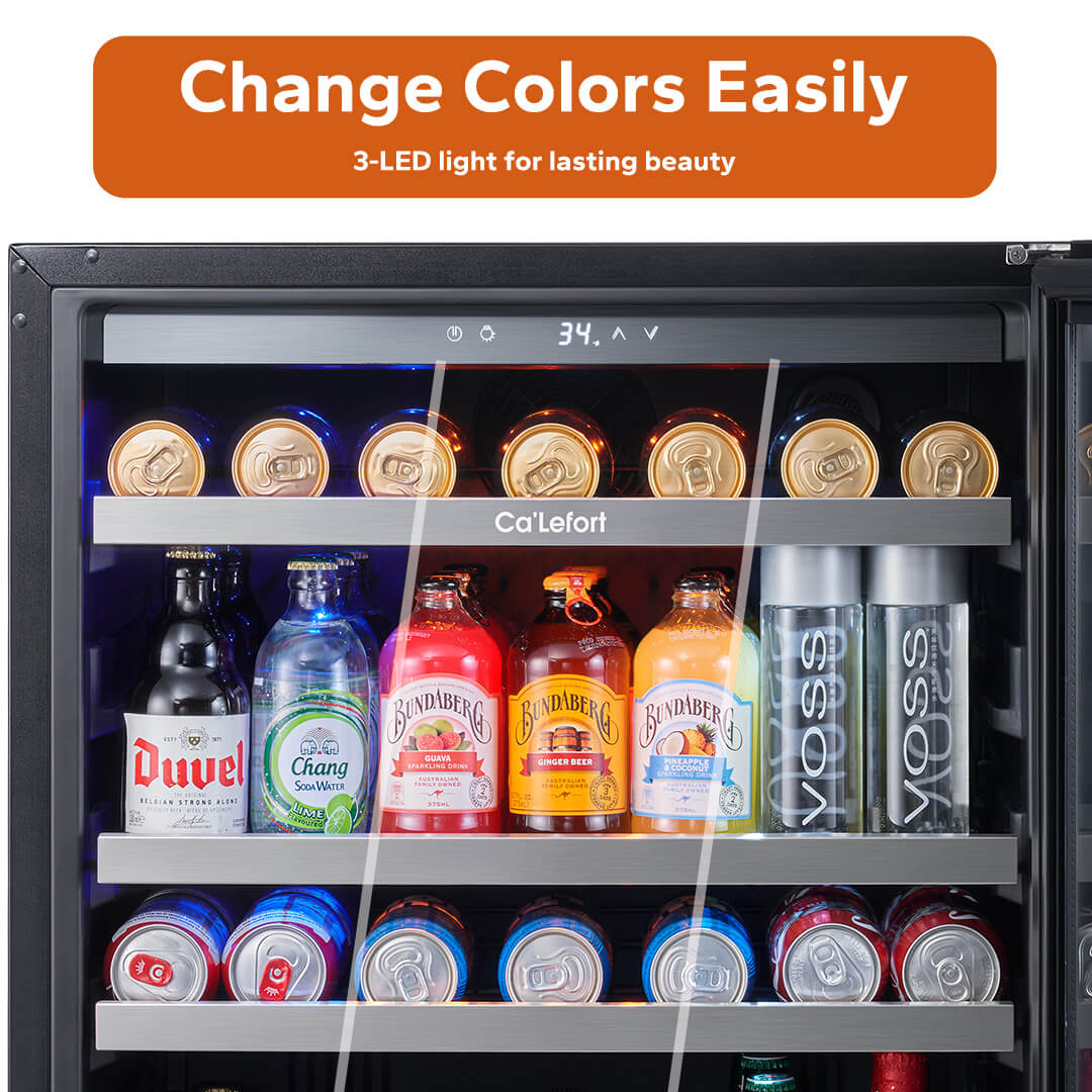 220 Can Beverage Refrigerator By Ca'Lefort | Freestanding & Built in