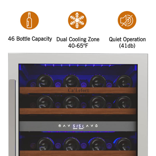 48'' Wine & Beverage Fridge Bundle – Ca'Lefort